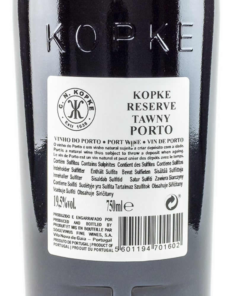 KOPKE SPECIAL RESERVE TAWNY – Kopke Group Wine Shop